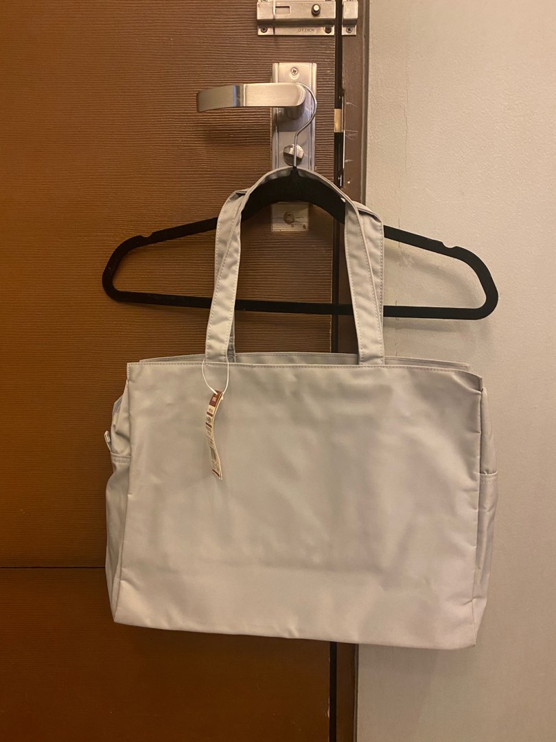 Muji bag light grey, Women's Fashion, Bags & Wallets, Tote Bags on ...