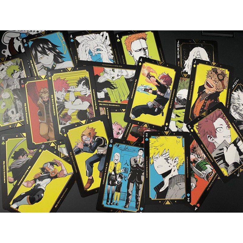 My Hero Academia MHA Gold Foil Official Playing Card, Hobbies & Toys ...