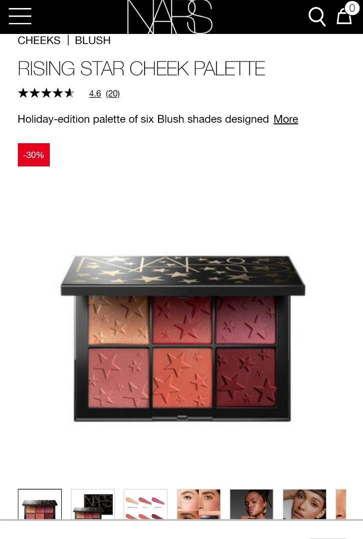 NARS Rising Star Cheek Palette, Beauty & Personal Care, Face, Makeup on ...