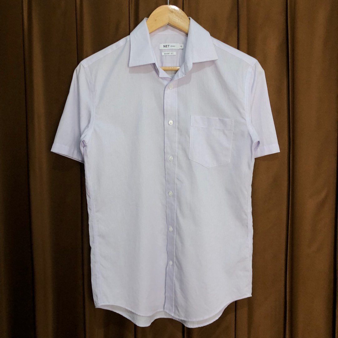 Net Men Smart Fit Short Sleeve Shirt, Men's Fashion, Tops & Sets ...