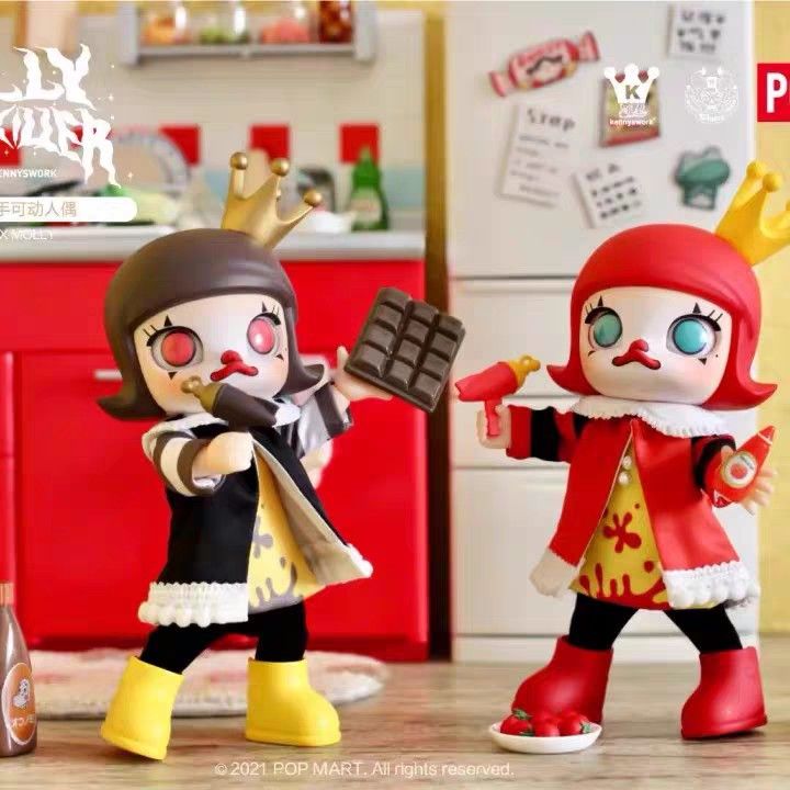 [NEW! POPMART] POPMART MOLLY SAUCE KILLER ACTION FIGURES SERIES BALL ...