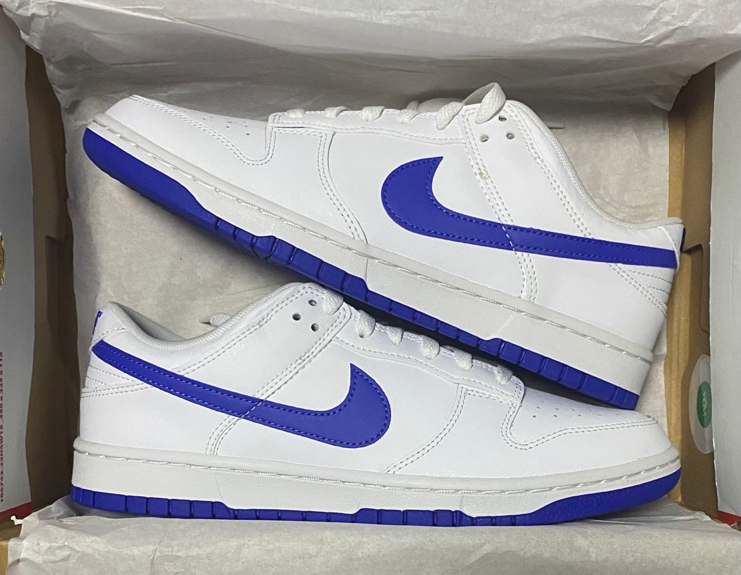 Nike Dunk Low ‘Hyper Royal’, Men's Fashion, Footwear, Sneakers on Carousell