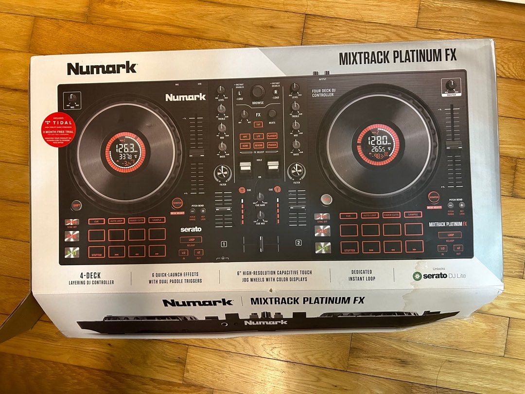 Numark Mixtrack Platinum FX dj controller, Audio, Other Audio Equipment ...