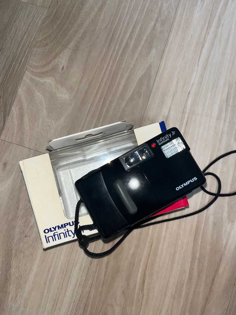 Olympus AF1 Infinity Jr Film Cam, Photography, Cameras on Carousell