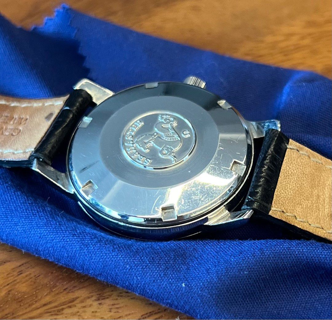 Omega Seamaster Automatic Black Face Dial with Date, Luxury, Watches on ...