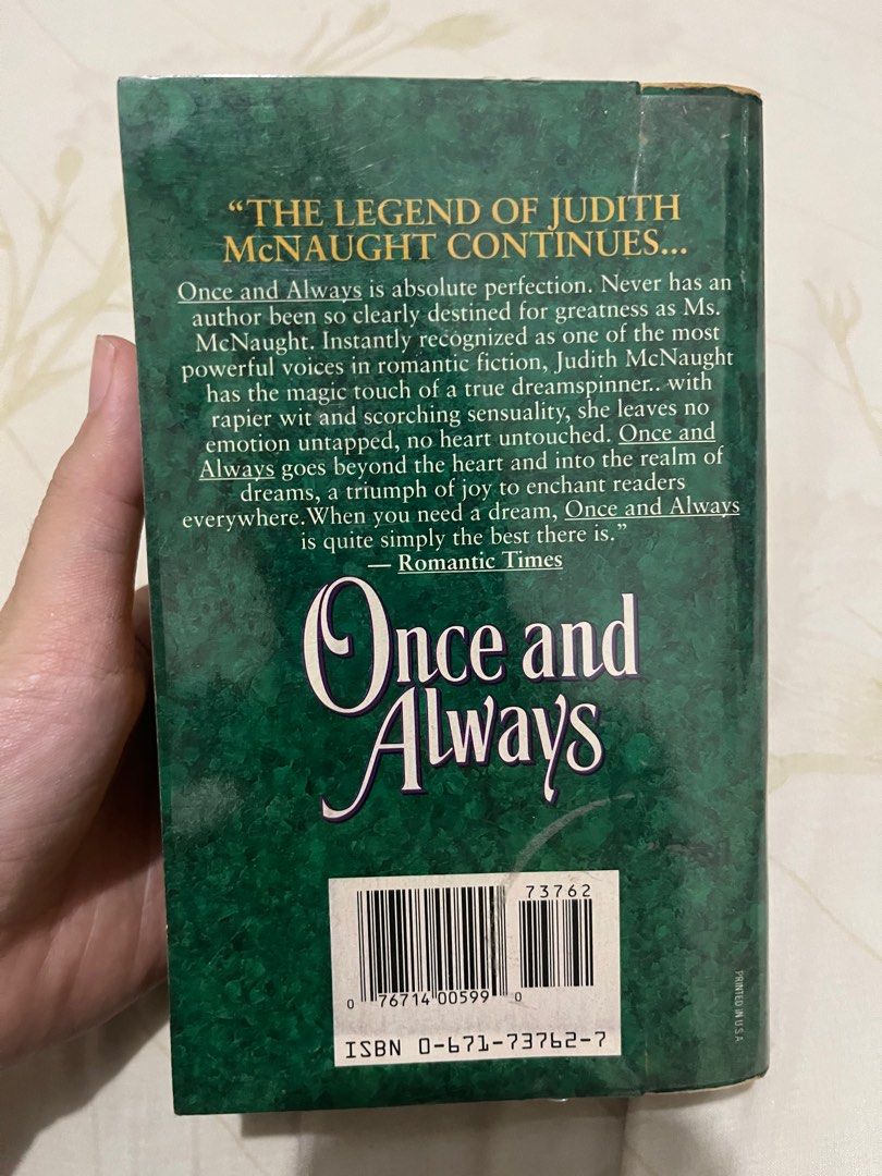 Once and Always by Judith McNaught, Hobbies & Toys, Books & Magazines ...