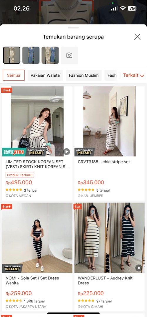 One set rajut PREMIUM (NEW), Fesyen Wanita, Pakaian Wanita, Lainnya di ...