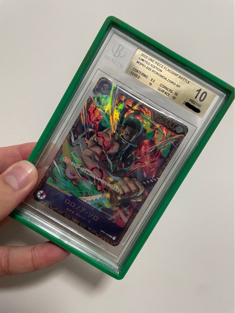 OPTCG BGS 10 Flagship Zoro, Everything Else on Carousell