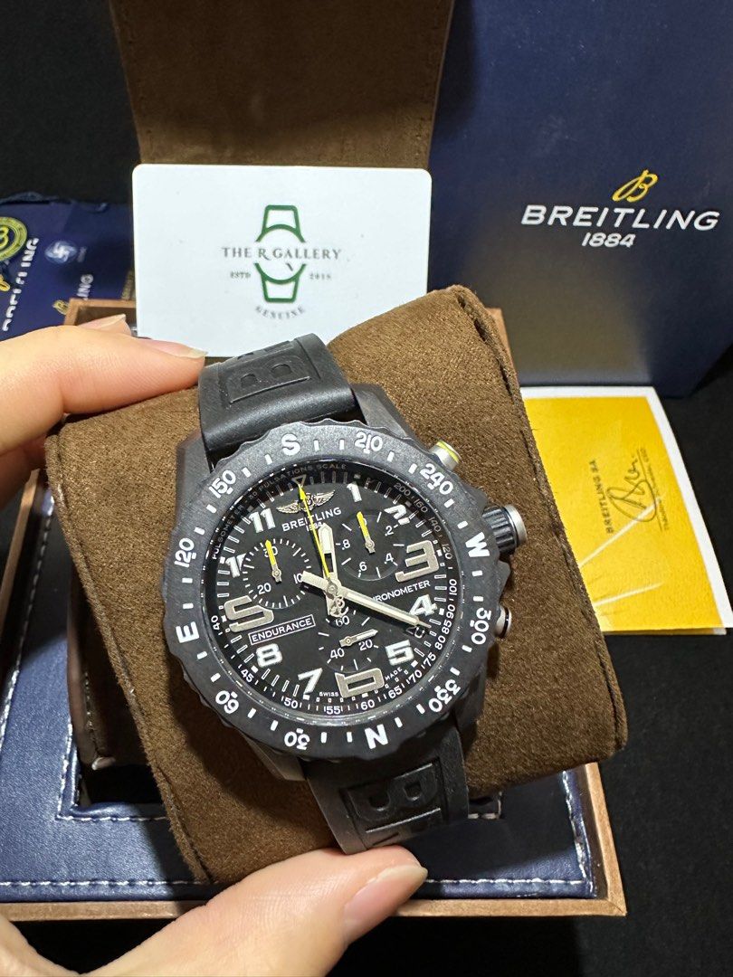 Original Breitling Endurance Pro Quartz 44mm Rubber Strap X82310E51B1S1 ...