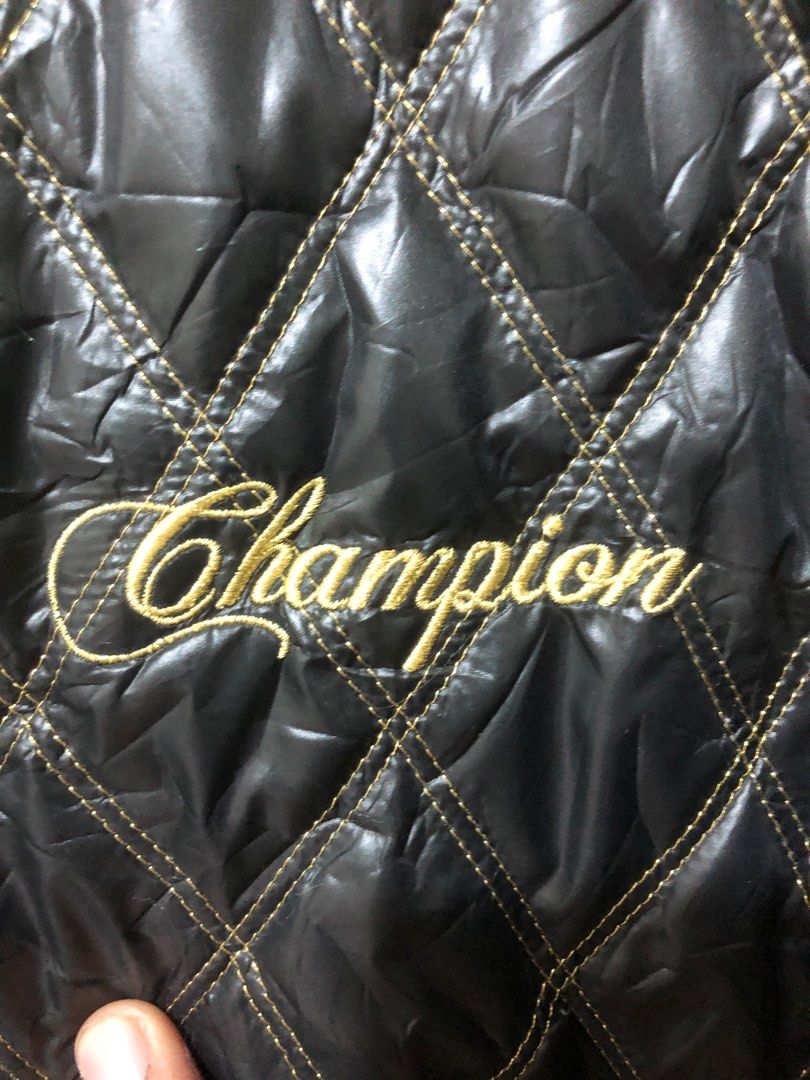 Original CHAMPION Diamond Stitch Pattern Jacket, Men's Fashion, Coats ...