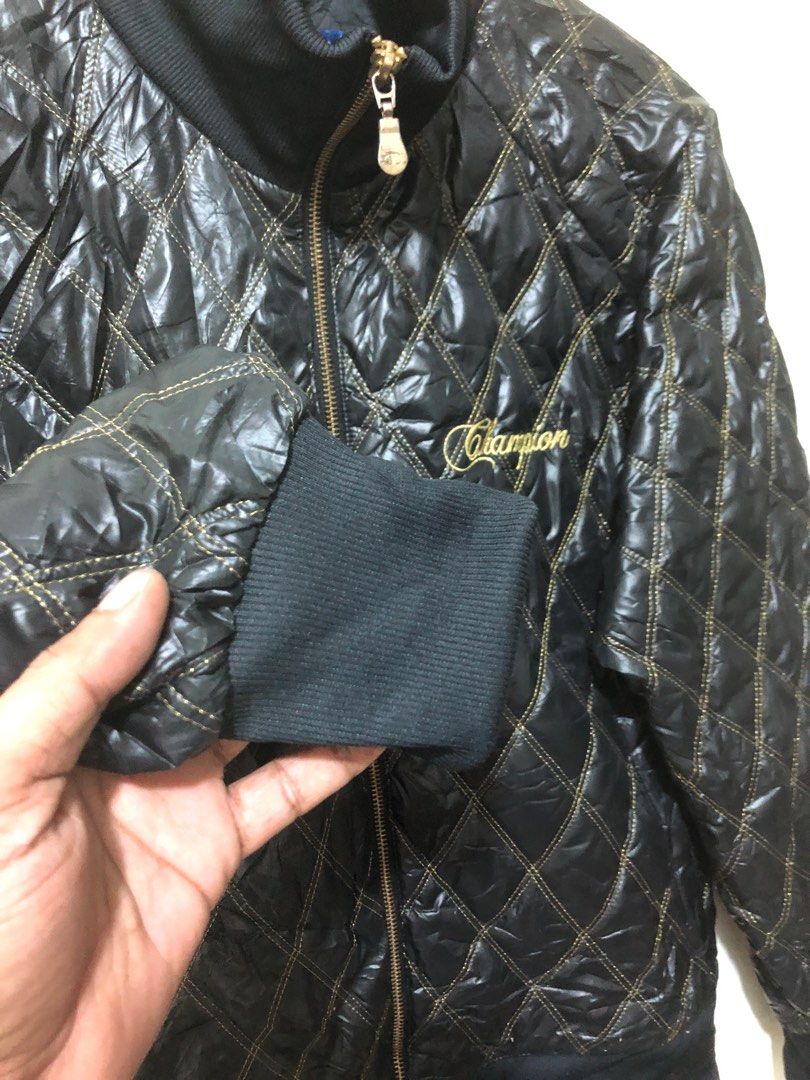 Original CHAMPION Diamond Stitch Pattern Jacket, Men's Fashion, Coats ...