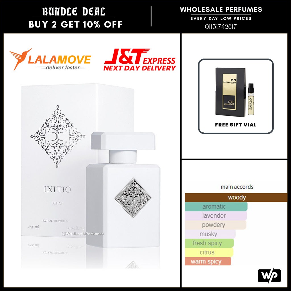 [ORIGINAL] INITIO REHAB EXTRAIT DE PARFUM 90ML EDP FOR UNISEX, Beauty ...