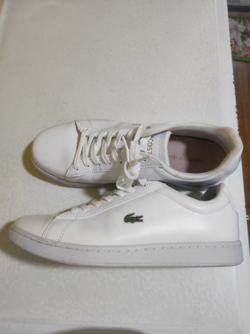 ORIGINAL Lacoste white sneakers, Men's Fashion, Footwear, Sneakers on ...