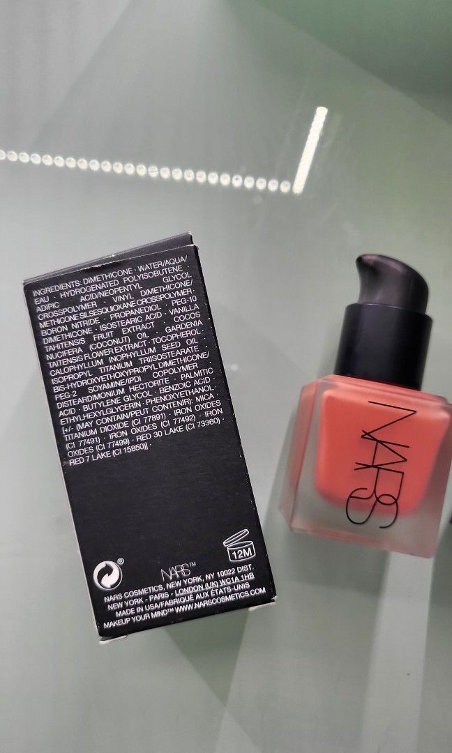 Original NARS Liquid Blush in TORRID (warm coral with golden shimmer ...
