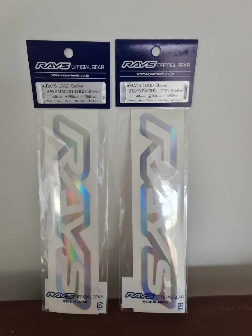Original Rays Logo Hologram (pair), Car Parts & Accessories, Emblem ...
