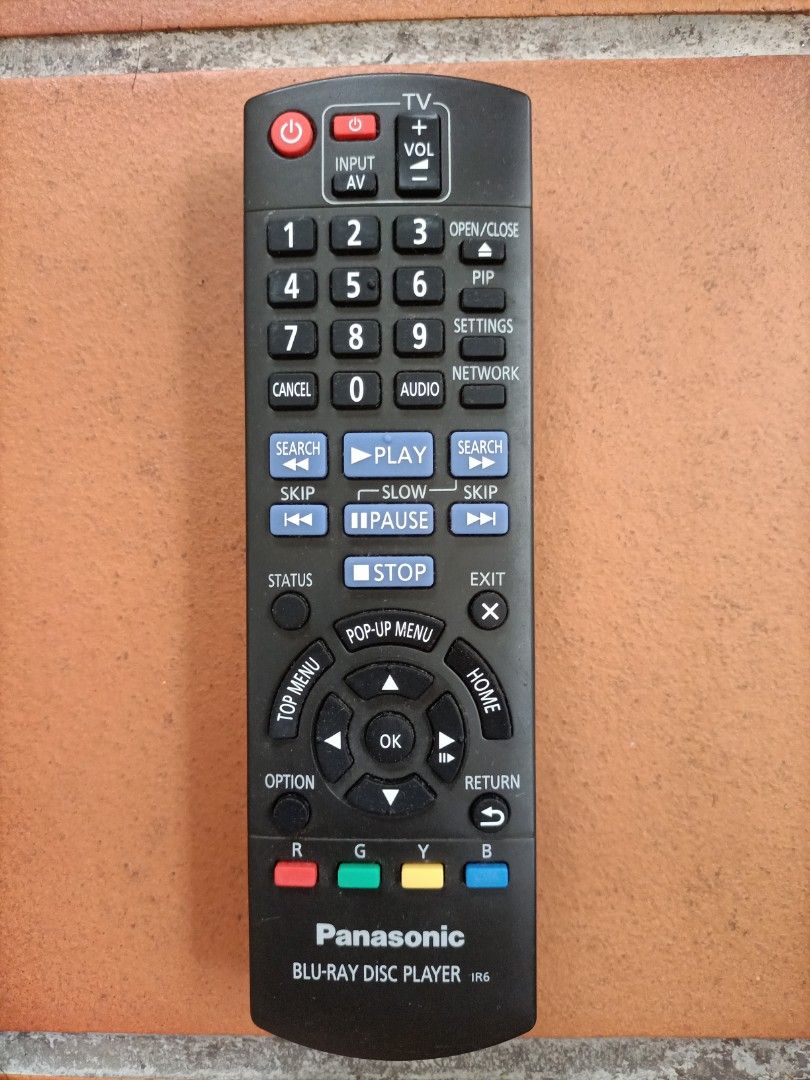 Panasonic Blu-ray Disc Player Remote (b4), TV & Home Appliances, TV ...