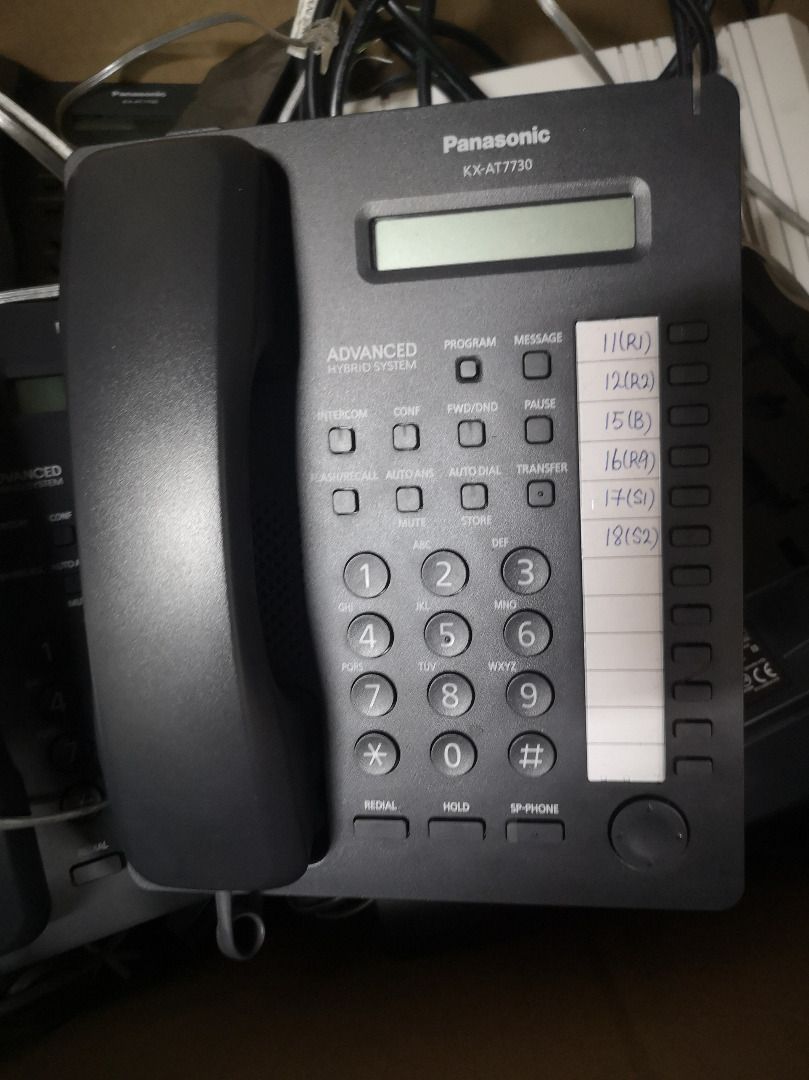 Panasonic Kx-AT7730 to work with Panasonic kx-tes824 system, Computers ...