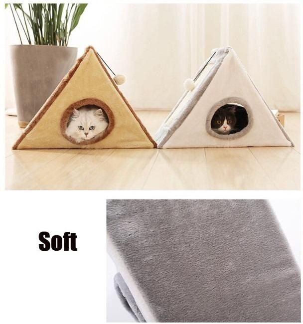 Pet Cat Pyramid House Cat Climbing Frame Cat Scratching Board Grinding ...