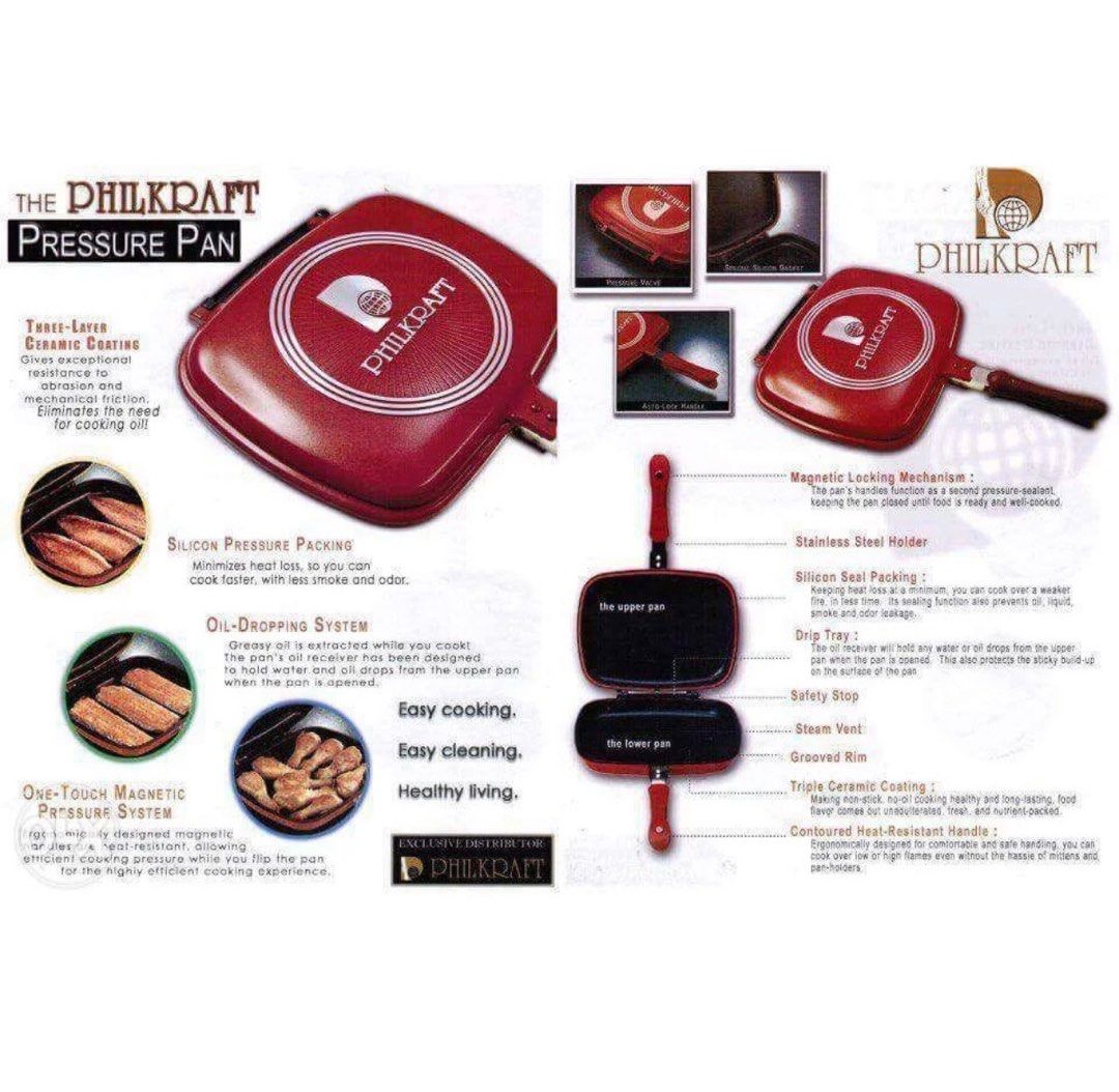 Philkraft pressure pan, Furniture & Home Living, Kitchenware ...