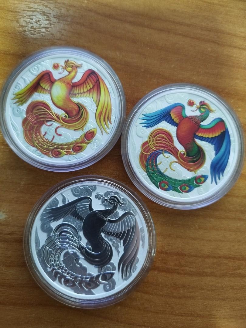 Phoenix 2022 1oz Silver Bullion Coin x 3, Hobbies & Toys, Memorabilia ...