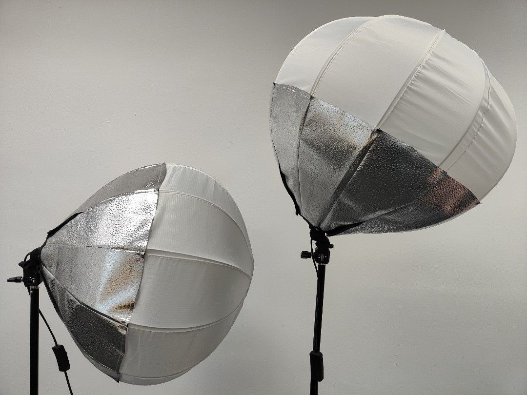 Photography Lantern Softbox Lighting Kit with Spherical Collapsible ...