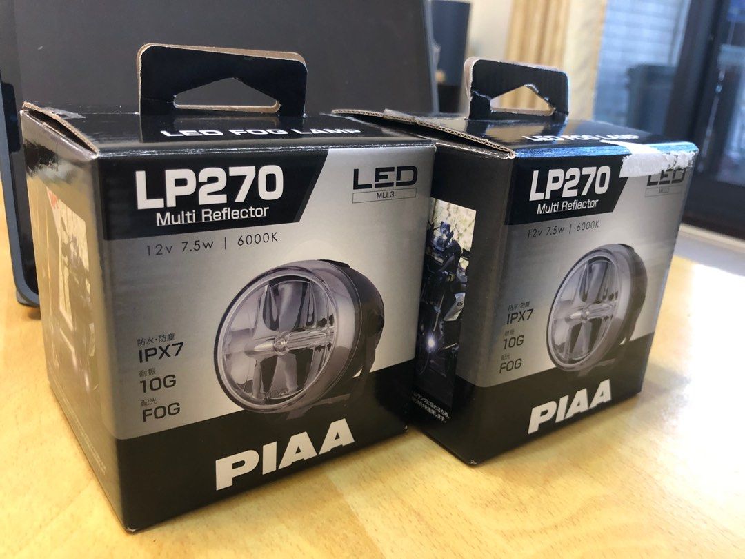 「大全配」PIAA LP270 霧燈 6000k霧燈 PIAA MLR11專用線束 PIAA霧燈 重機霧燈 機車霧燈, 汽機車零配件在旋轉拍賣