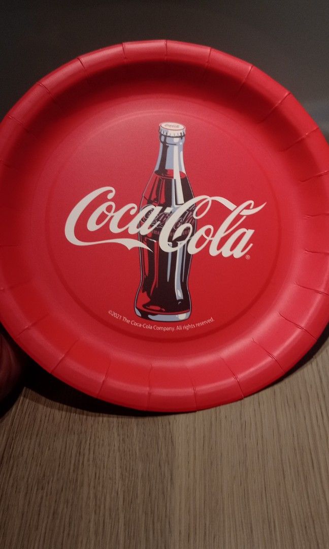 Pinggan kertas/paper plate coca cola, Hobbies & Toys, Collectibles ...