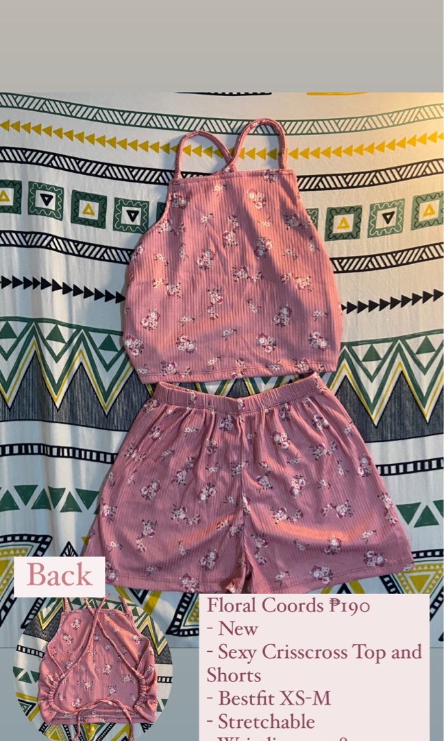 Pink Floral Coords, Women's Fashion, Dresses & Sets, Sets or ...