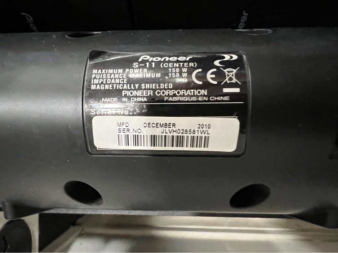 Pioneer S-11 speakers set, Audio, Soundbars, Speakers & Amplifiers on ...