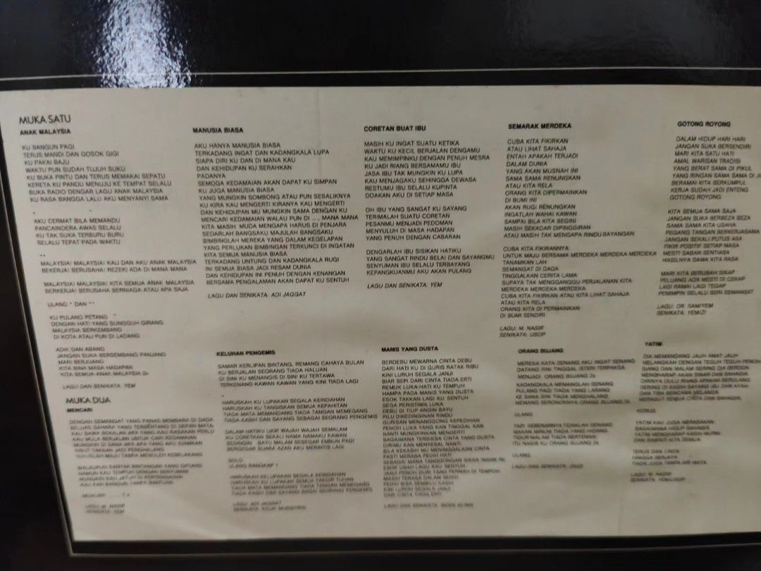 PIRING HITAM / VINYL / EP / LP DR SAM & MUSAFIR - SEMARAK MERDEKA ...