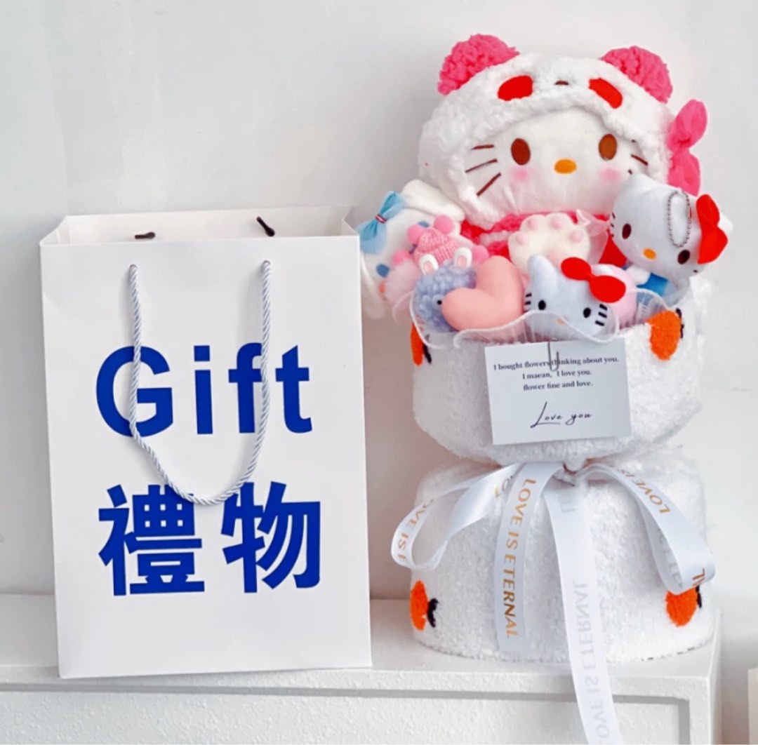 [po] hello kitty plush bouquet, Hobbies & Toys, Stationery & Craft ...