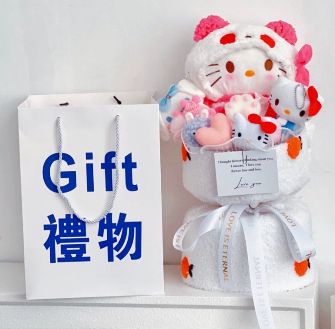 [po] hello kitty plush bouquet, Hobbies & Toys, Stationery & Craft ...
