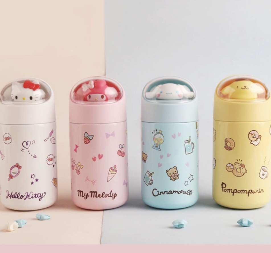 [po] MINISO sanrio thermal flask (280ml), Furniture & Home Living ...