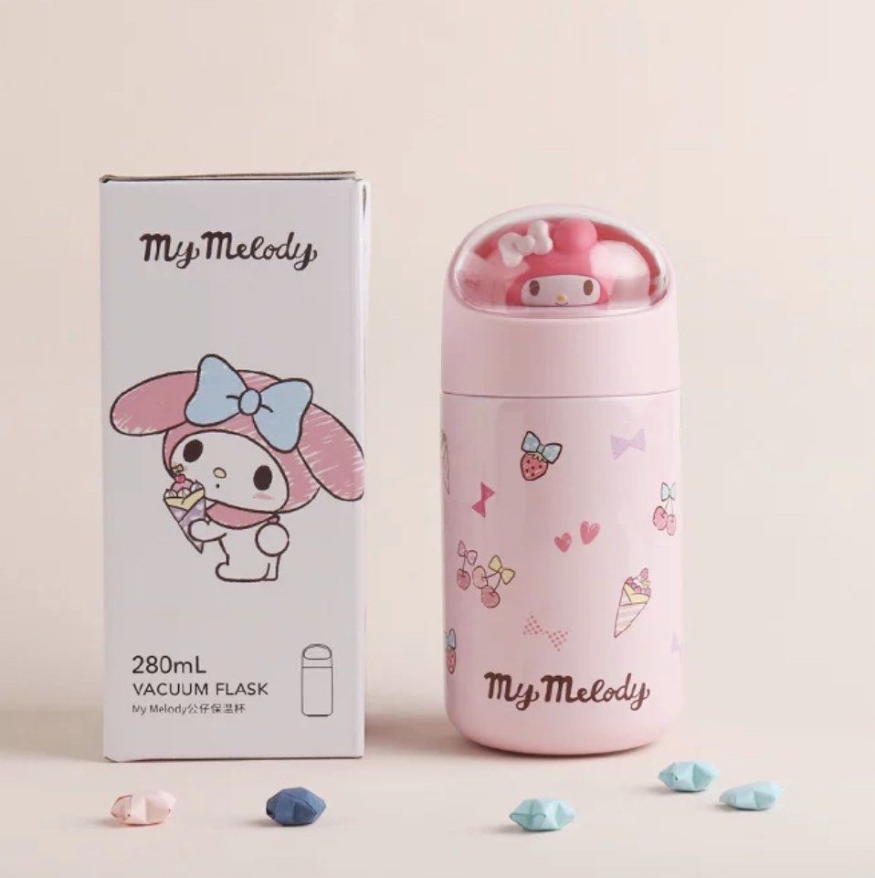 [po] MINISO sanrio thermal flask (280ml), Furniture & Home Living ...