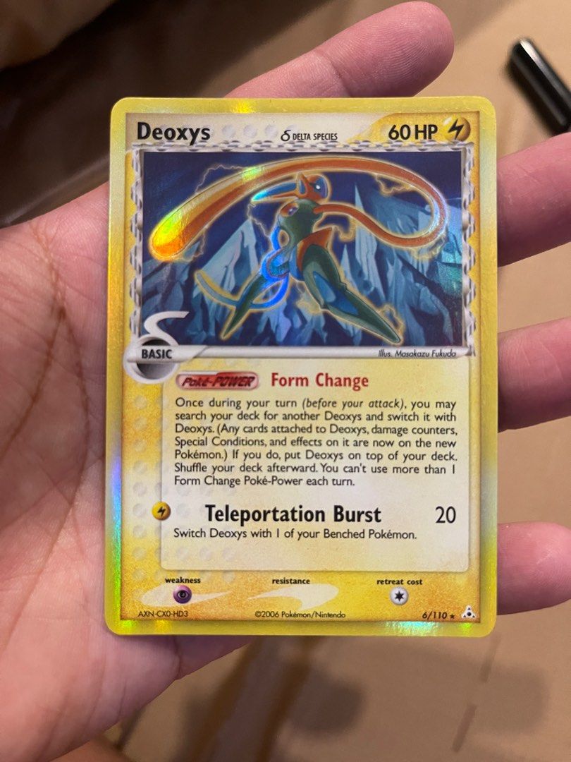 Pokemon Delta Species Deoxys (Holo), Hobbies & Toys, Toys & Games on ...