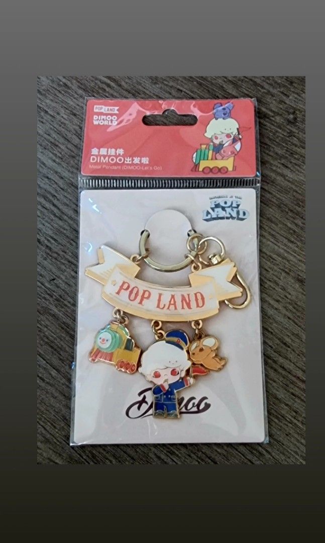POPMART POPLAND KEYCHAIN BEIJING EXCLUSIVE, Hobbies & Toys, Toys ...