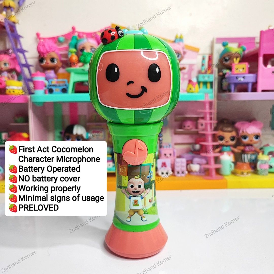 Preloved Cocomelon Microphone, Hobbies & Toys, Toys & Games on Carousell
