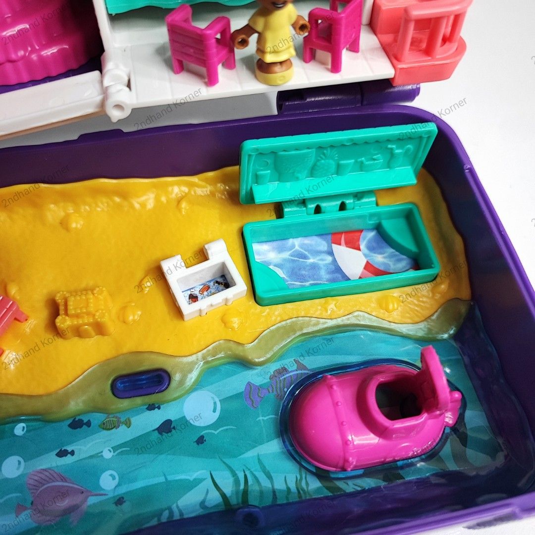 Preloved Polly Pocket Beach Vibes Backpack, Hobbies & Toys, Toys ...
