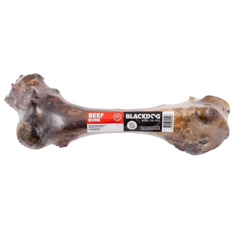 Premium Dog Treat. Blackdog Giant Beef bone for Chewing, Boredom Buster ...
