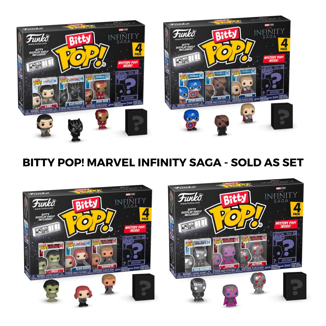 Eta Dec 2023 Funko Bitty Pop Marvel Mini Collectible Toys Hobbies And Toys Toys And Games On