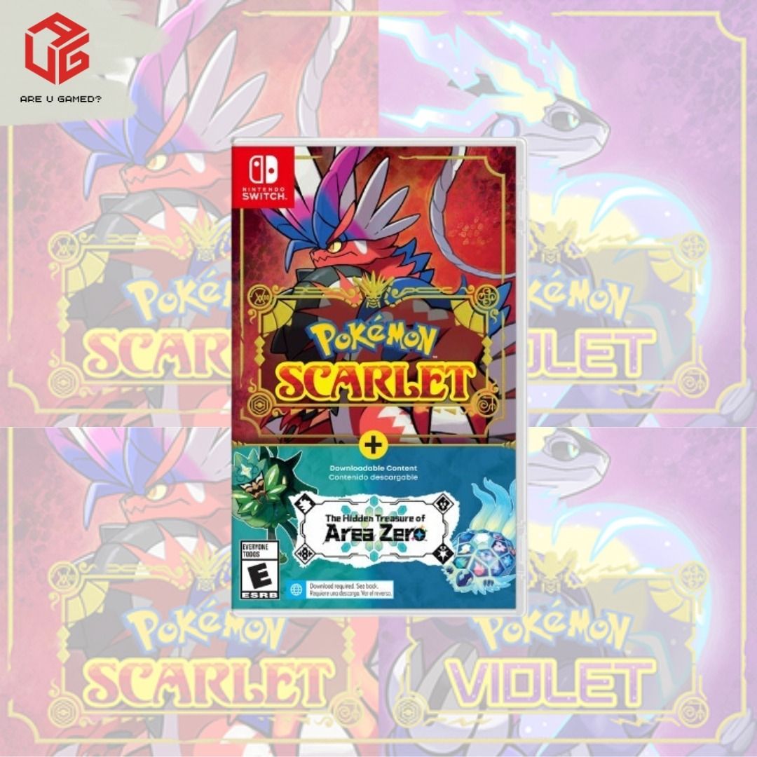 *Pre-order* Pokemon Violet/Scarlet + The Hidden Treasure of Area Zero ...