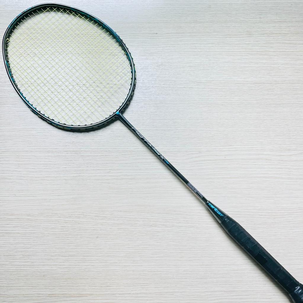 Pristine Condition Carlton Optimax Lite 5U Badminton Racket strung with ...