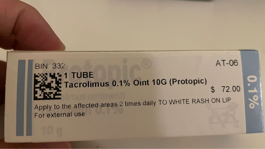 Protopic Tacrolimus Ontment 10g, Beauty & Personal Care, Face, Face ...