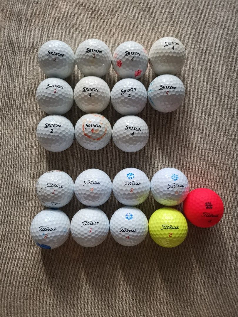 PTS: Assorted golf balls, Sports Equipment, Sports & Games, Golf on ...