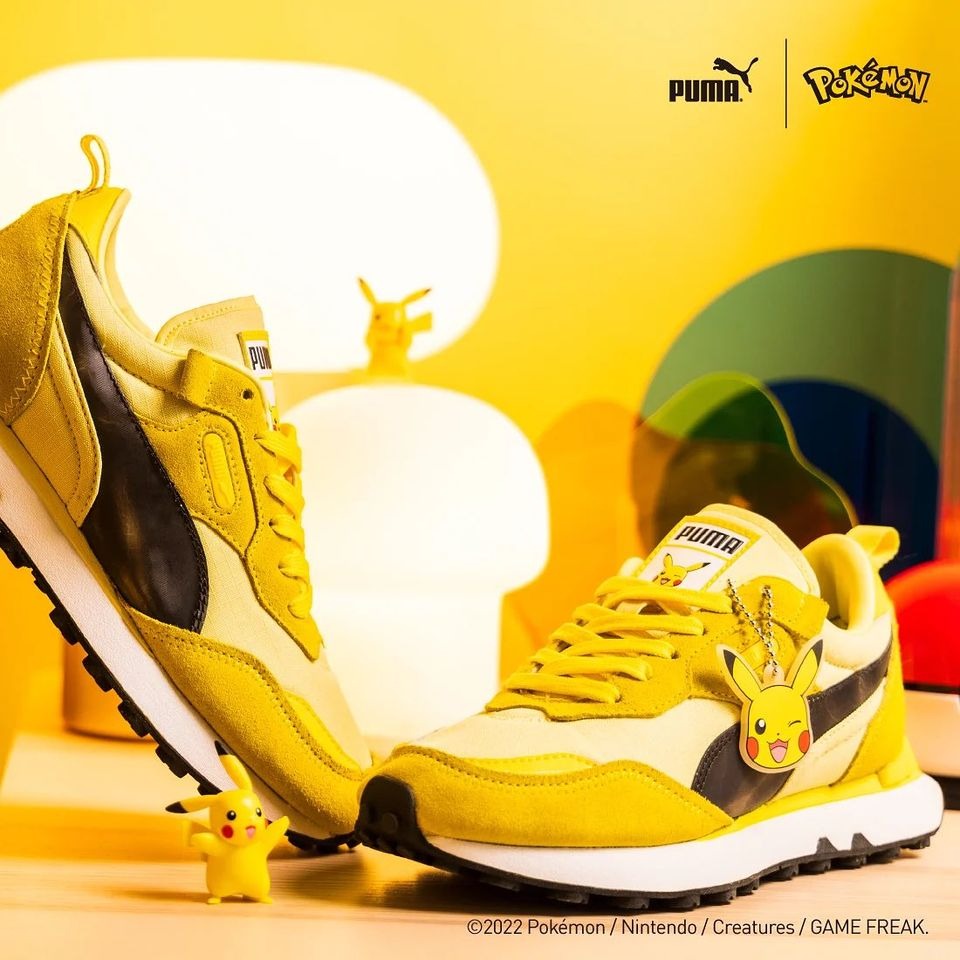 Puma x Pokemon Pikachu Rider FV, Men's Fashion, Footwear, Sneakers on ...