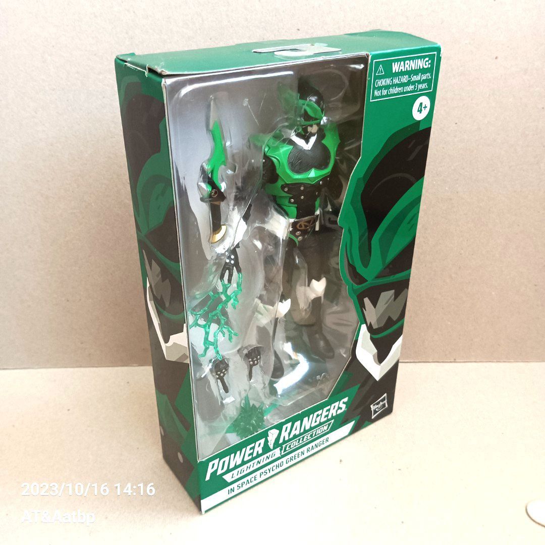 Rare Power Rangers Lightning Collection Exclusive IN SPACE PSYCHO GREEN ...
