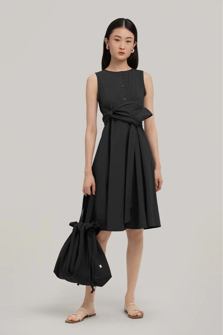 Sabrina Goh Tote Bag (Black), Women's Fashion, Bags & Wallets, Tote ...