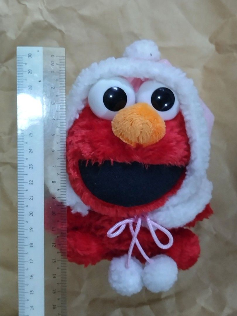 Sesame Street - Elmo with Hood Mini Plush, Hobbies & Toys, Toys & Games ...