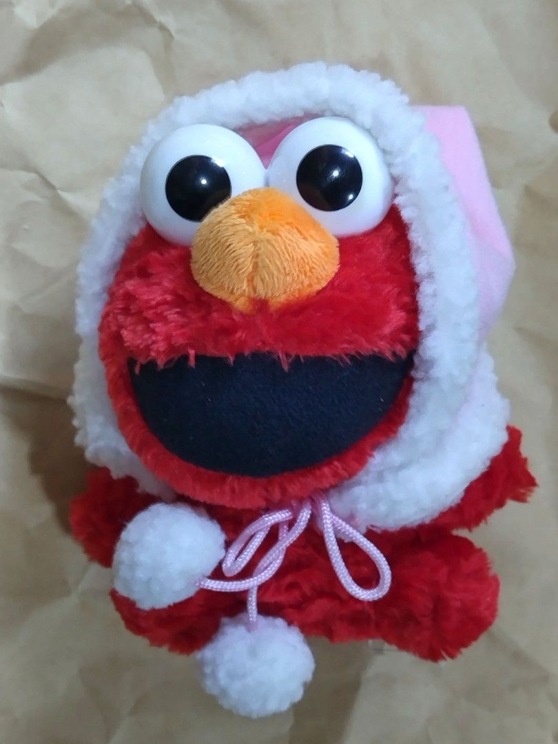 Sesame Street - Elmo with Hood Mini Plush, Hobbies & Toys, Toys & Games ...