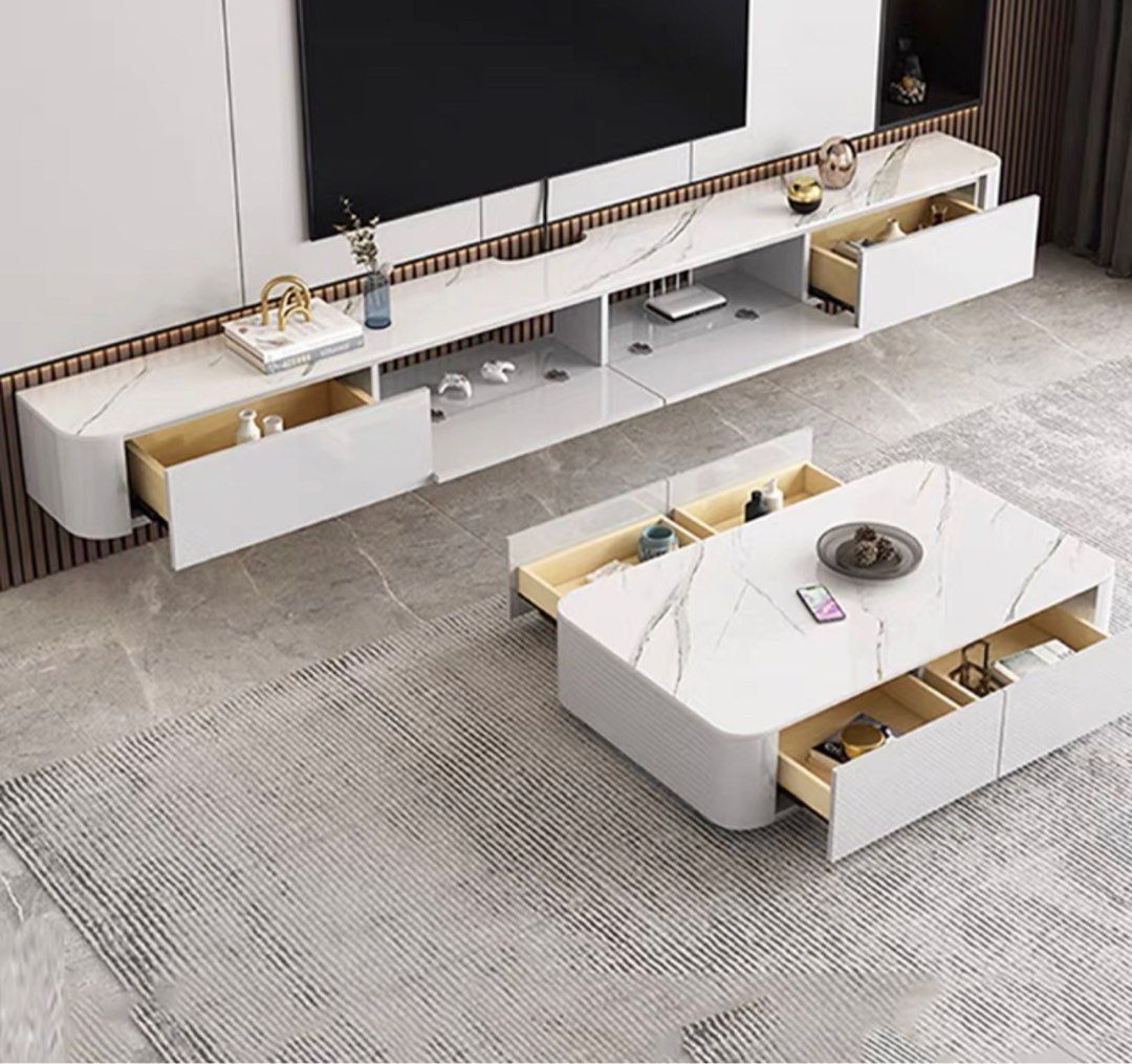 SEVRA Modern Floating TV Console, Furniture & Home Living, Furniture ...